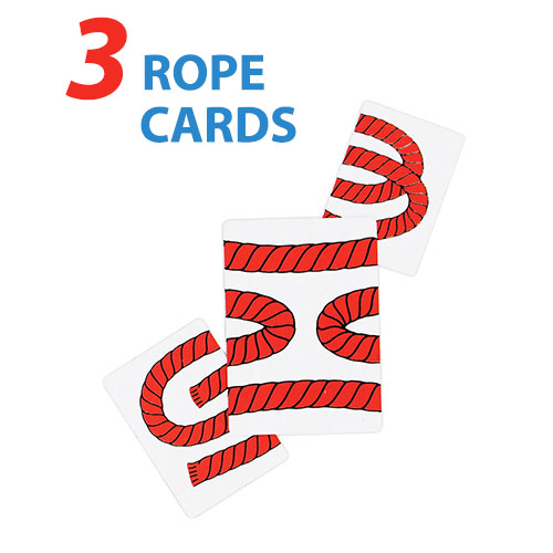 3 Rope Cards,Beginner Magic Trick